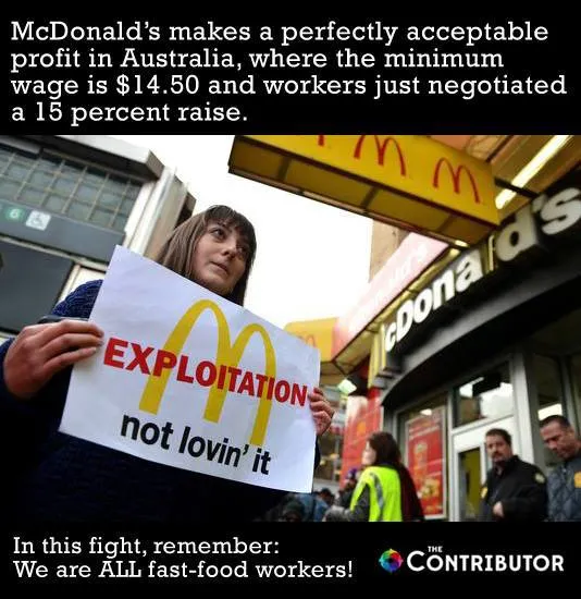 Fast food workers strike against greed, immorality of low-wages | North ...