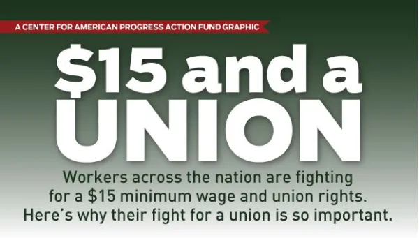 Infographic illustrates why we fight for $15 AND a union | North ...